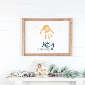 Christmas Handprint Art Toddler Handprint Craft Baby - Etsy