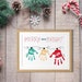 Christmas Handprint Art, Toddler Handprint Craft, Baby Keepsake, Happy ...