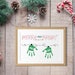 Christmas Handprint Art, Toddler Handprint Craft, Baby Keepsake, Happy ...