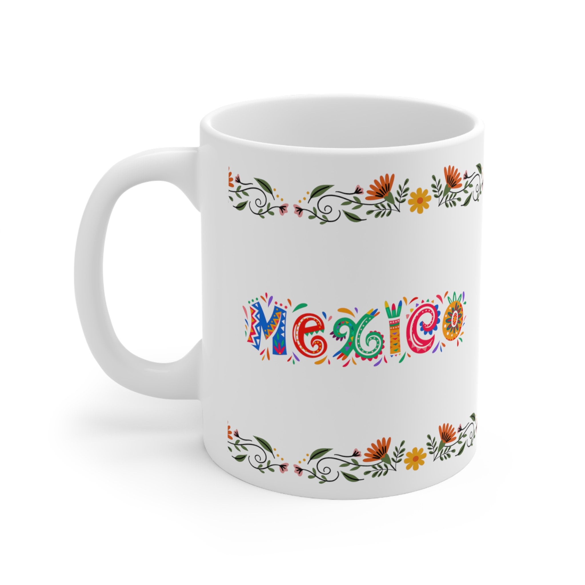 Mexico Country Mug, Mexico Coffee Mug, Mexico Flag Mug, Mug for Mexico ...