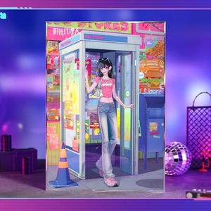 Link Click - Retro Time, Cheng Xiao Shi Lu Guang Qiao Ling, Pins Badges ...