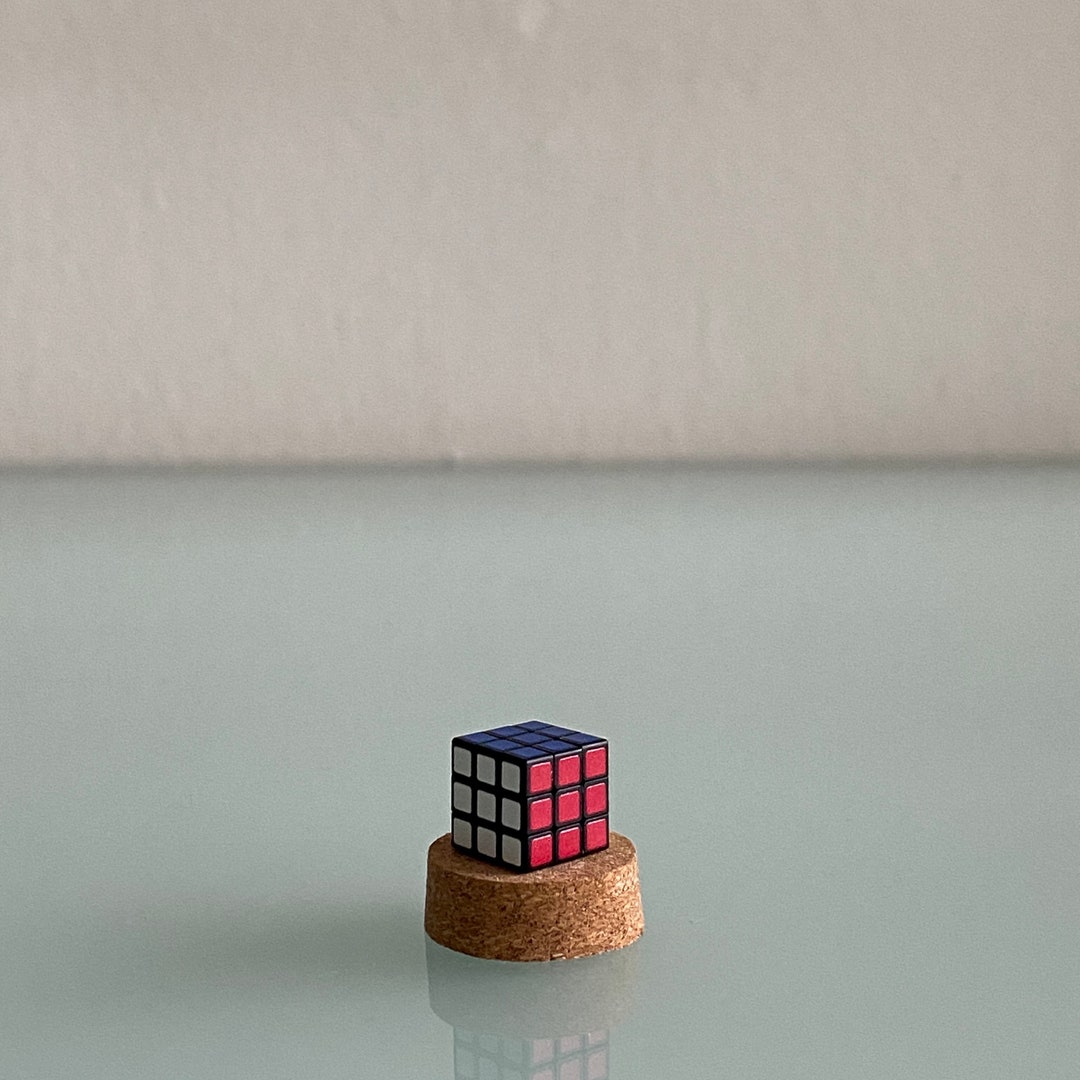 Miniature Working Rubix Cube in a Tiny Bell Jar - Etsy