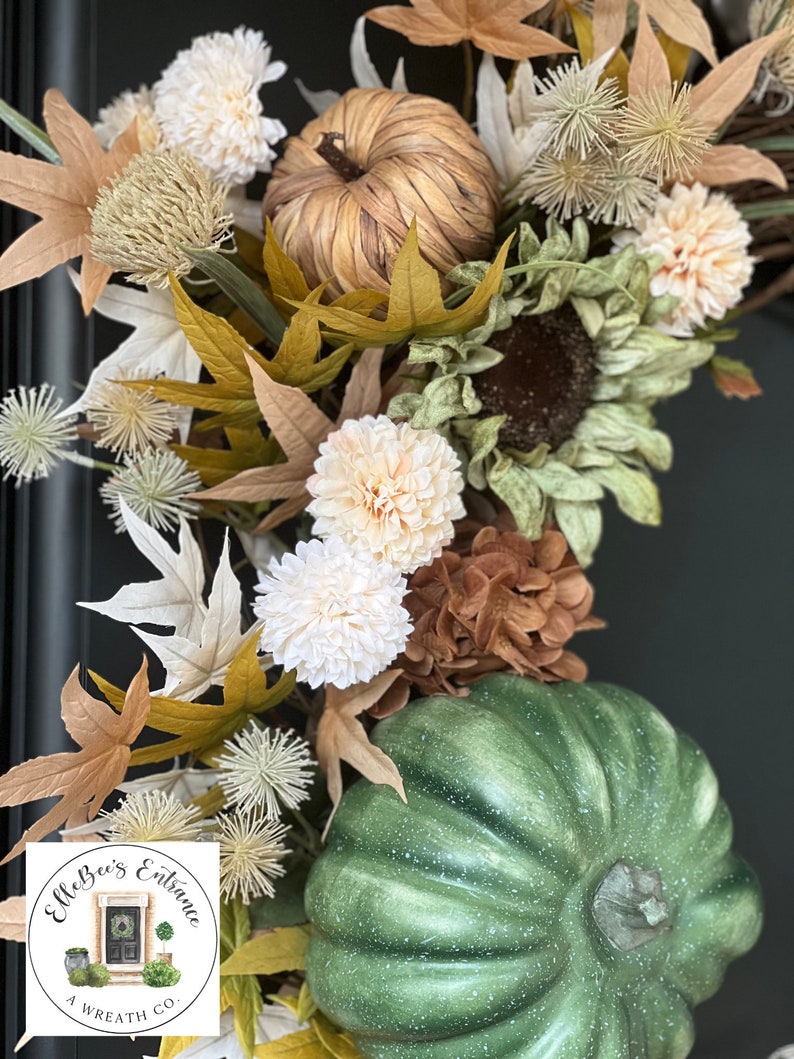 Oval Grapevine Fall Wreath - Etsy