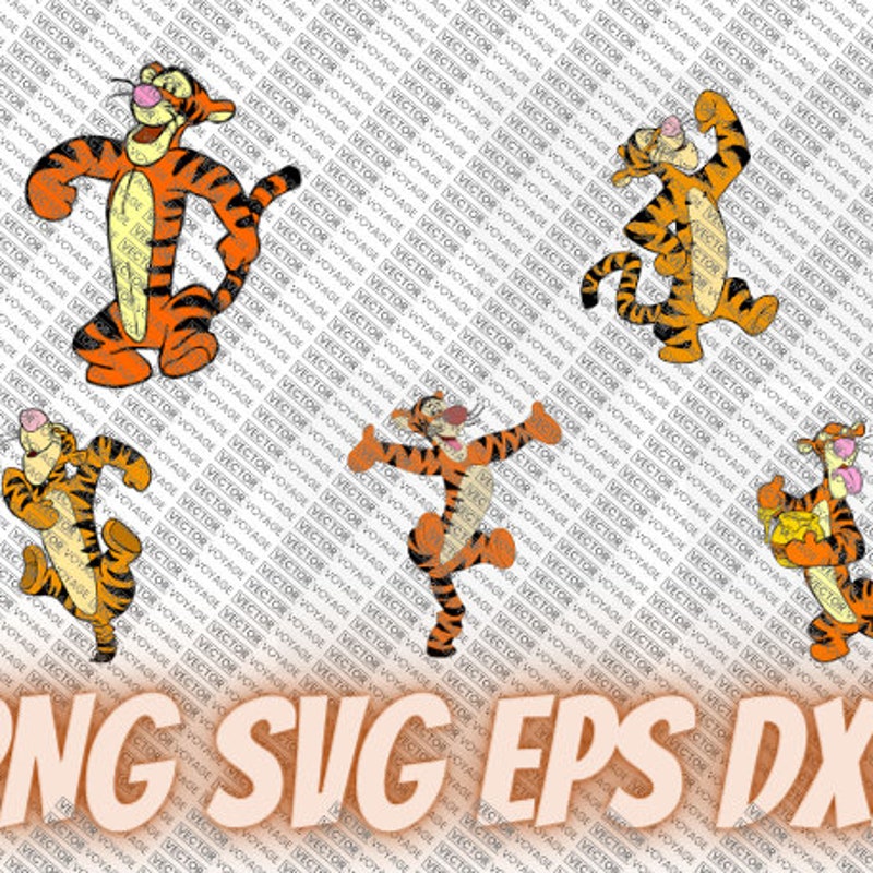 Tigger Svg - Etsy