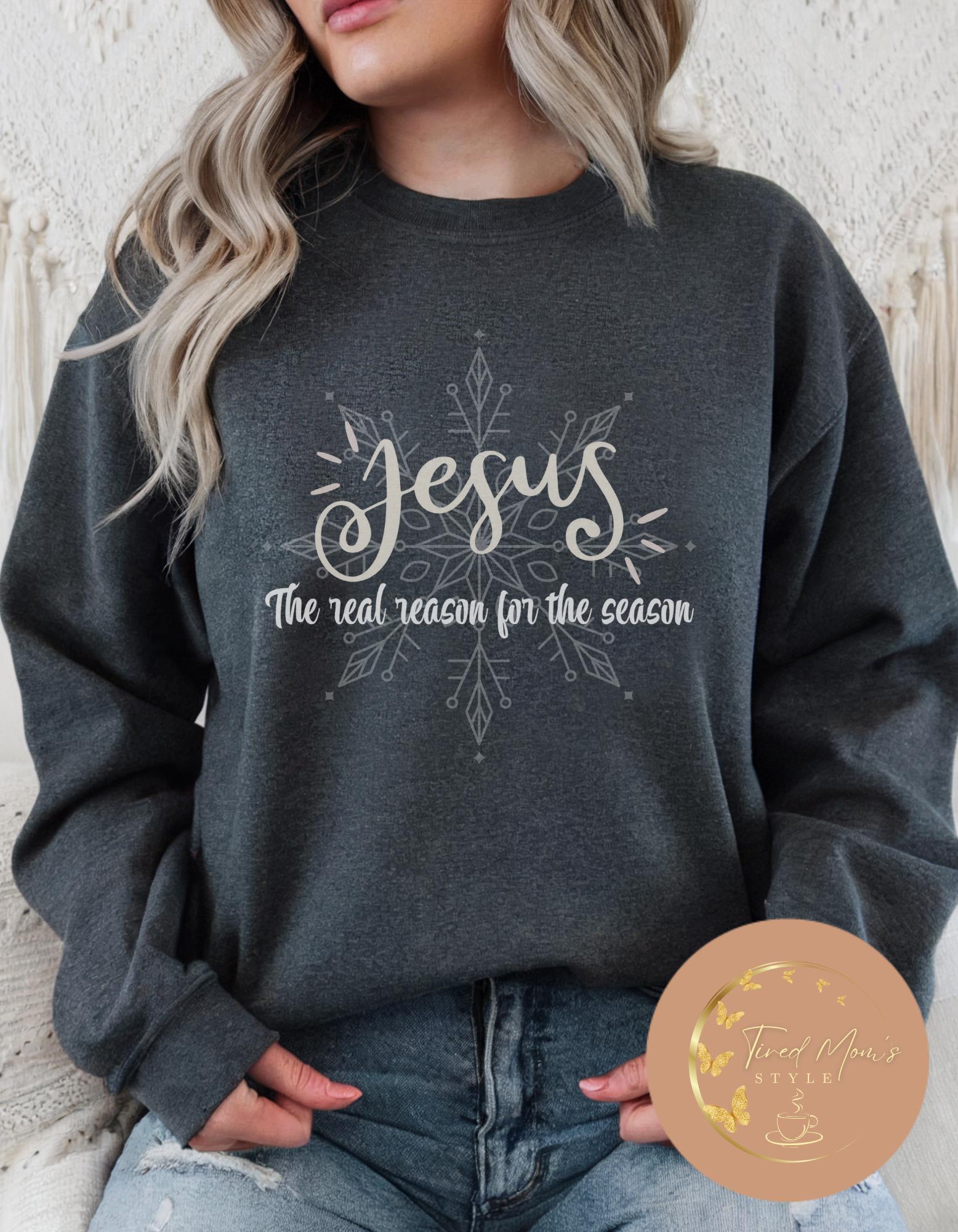 Christian Christmas Sweater Jesus Sweatshirt Religious Holiday Wear ...