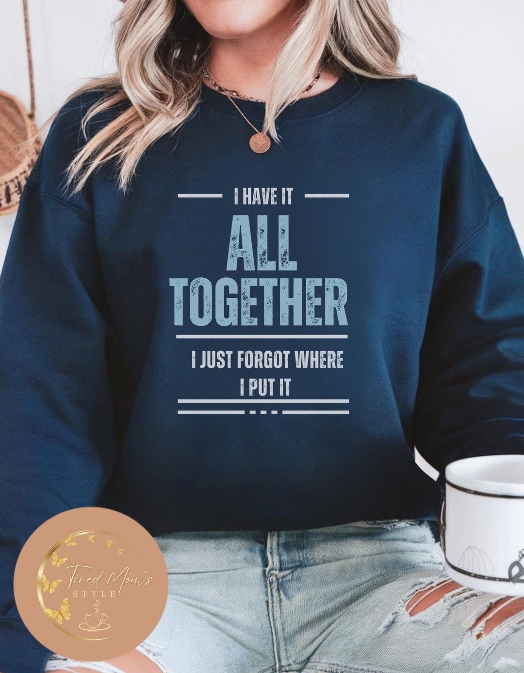 Funny Mom Shirts Scatter-brained Sweatshirt Unisex Mom Gifts Mother's ...