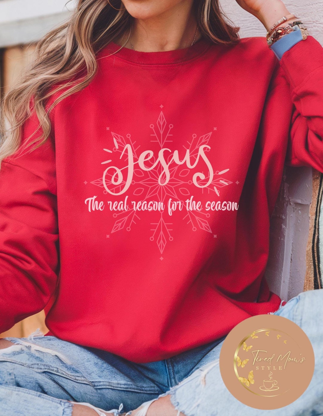 Christian Christmas Sweater Jesus Sweatshirt Religious Holiday Wear ...