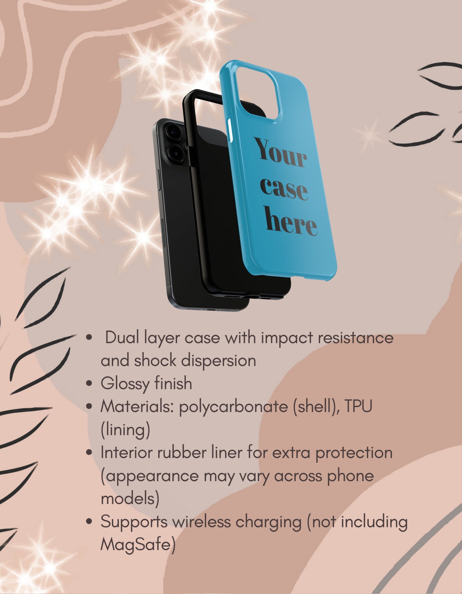 Personalized Mom Tough iPhone Case, New Mom Case, Gift for Grandma, New ...