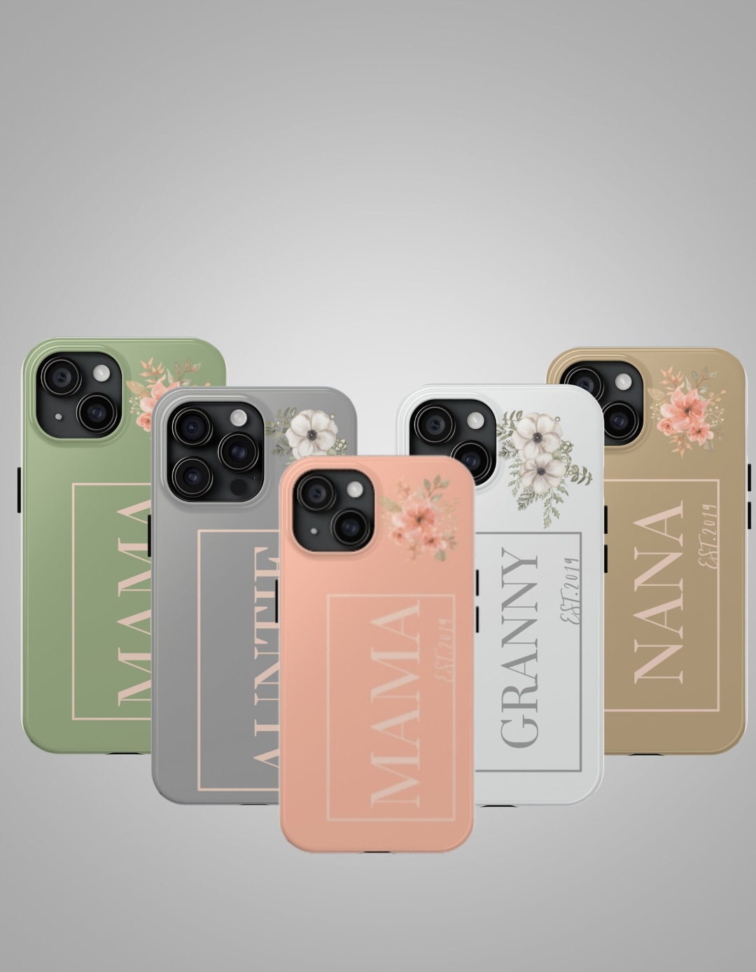 Personalized Mom Tough iPhone Case, New Mom Case, Gift for Grandma, New ...