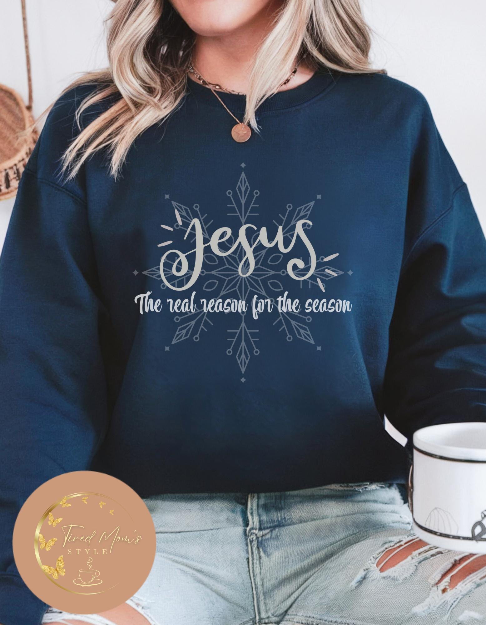 Christian Christmas Sweater Jesus Sweatshirt Religious Holiday Wear ...