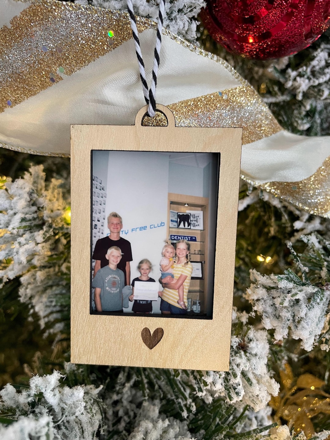 Instant Picture Frame Photo Ornament - Heart Mini Photo Frame ...