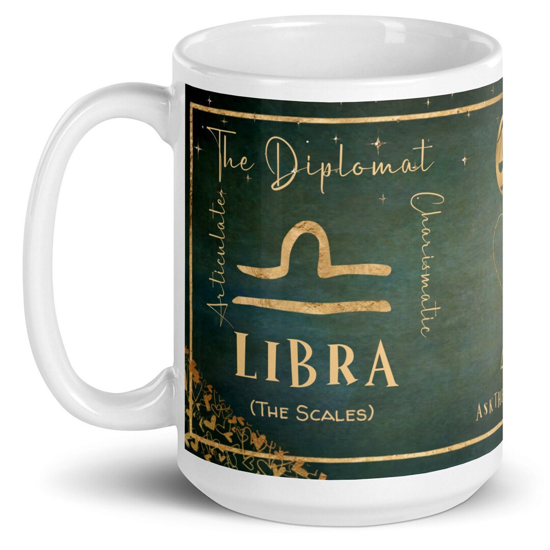 Libra Affirmation Mug (white) - Etsy