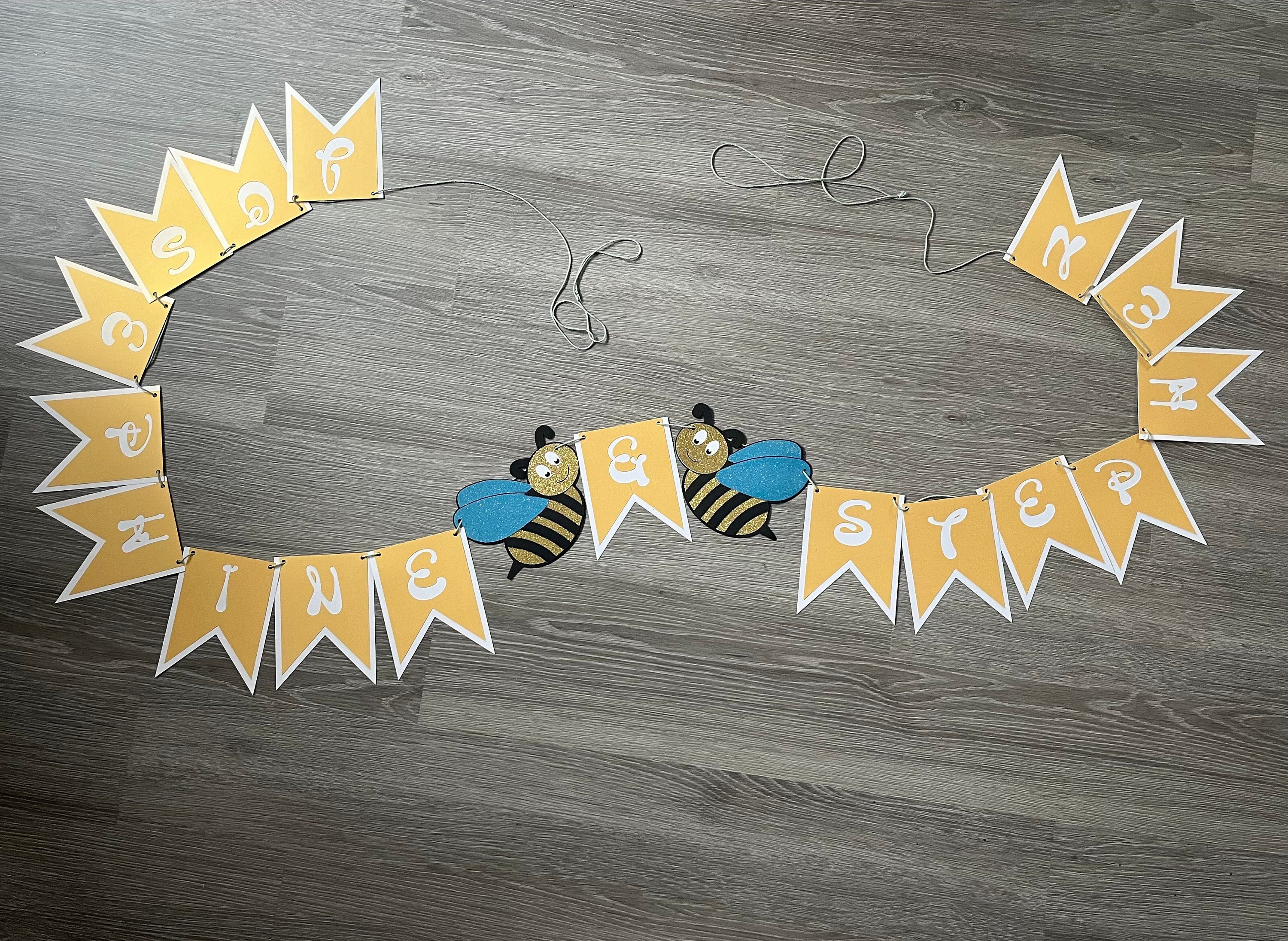 Custom Designed Name Party Banner - SVG Cut File for Card Stock Banner ...