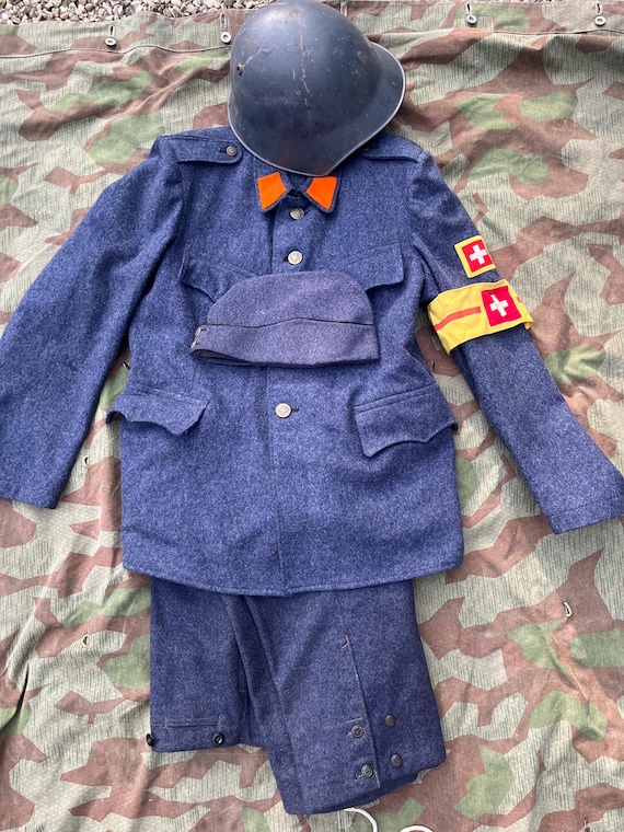 WW2 swiss army luftschutz civil defense protection un… - Gem