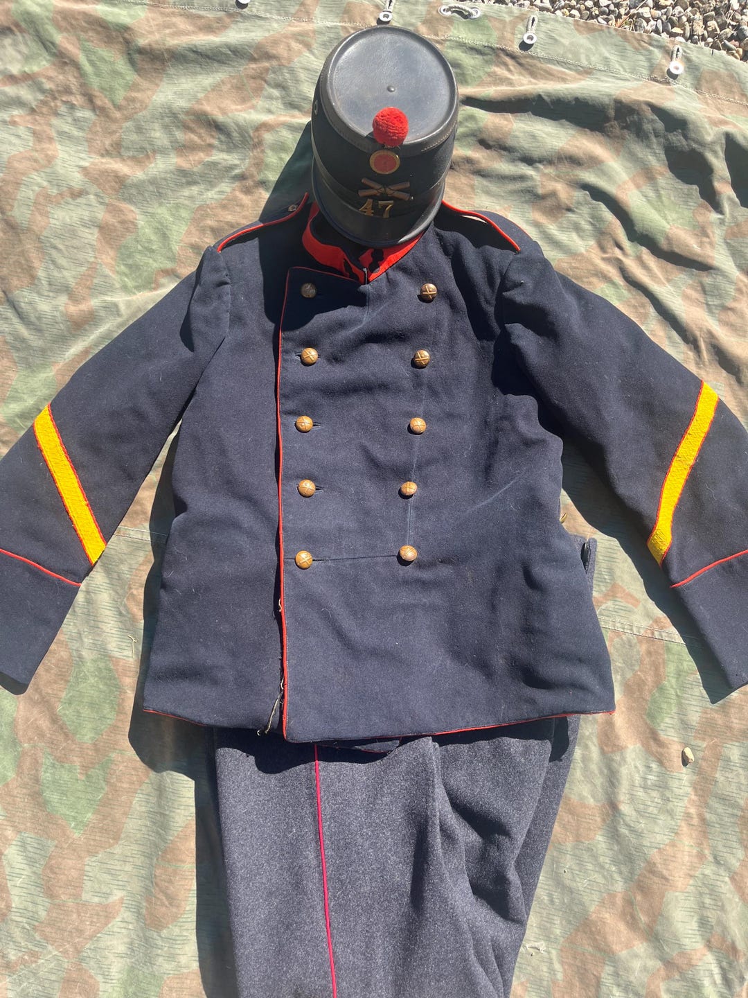 Very Rare WW1 Swiss Army Artillery Soldier Complete Uniform With Jacket ...
