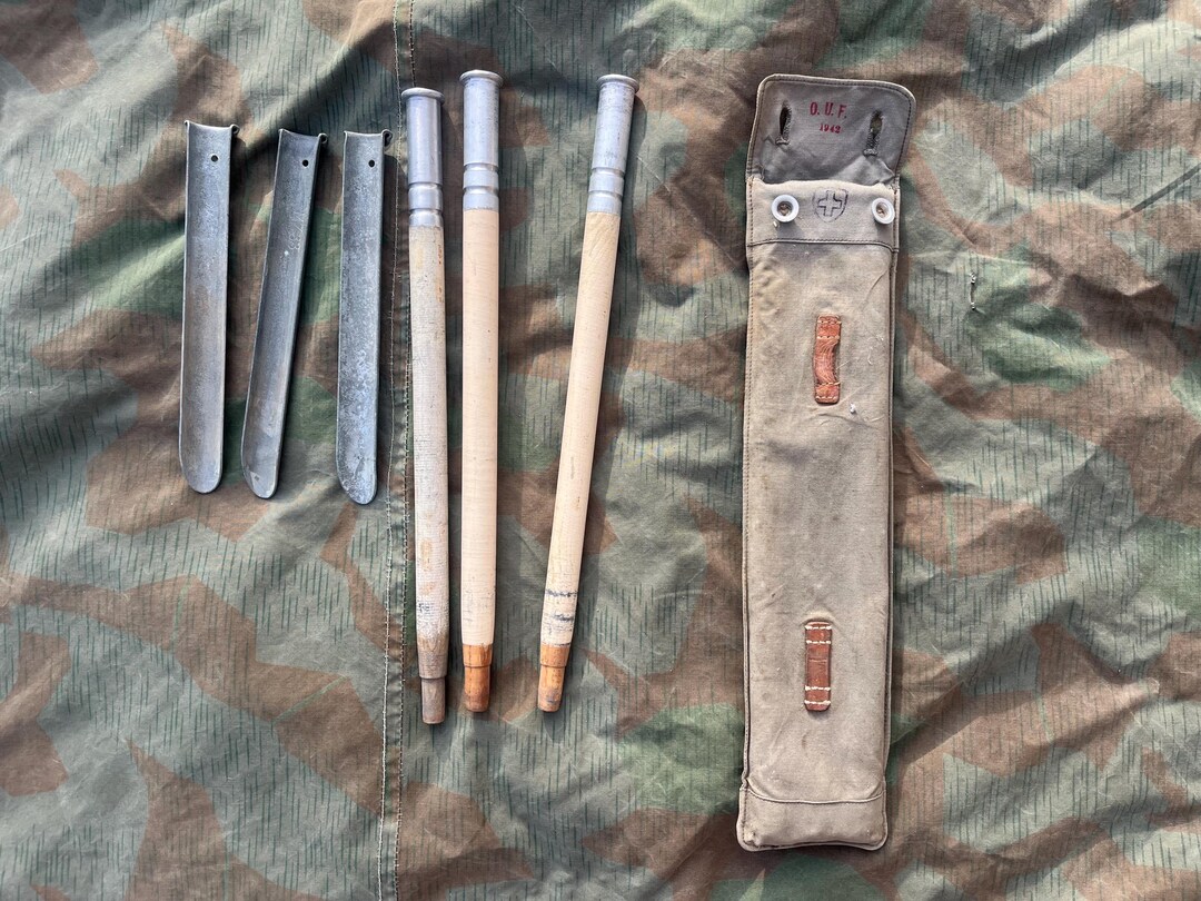 WW1-WW2 Swiss Army Field Tent Poles Set Zeltbahn - Etsy