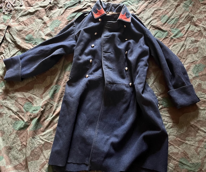 Very Rare WW1 Swiss Army Wool Infantry Great Coat Uniform Vintage ...