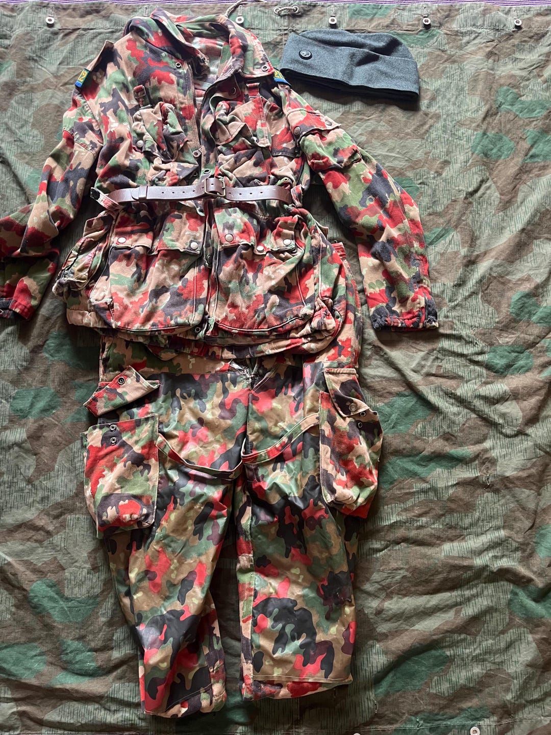 Cold War Complete Swiss Army Infantry Soldier Taz 57 Alpenflage Field ...