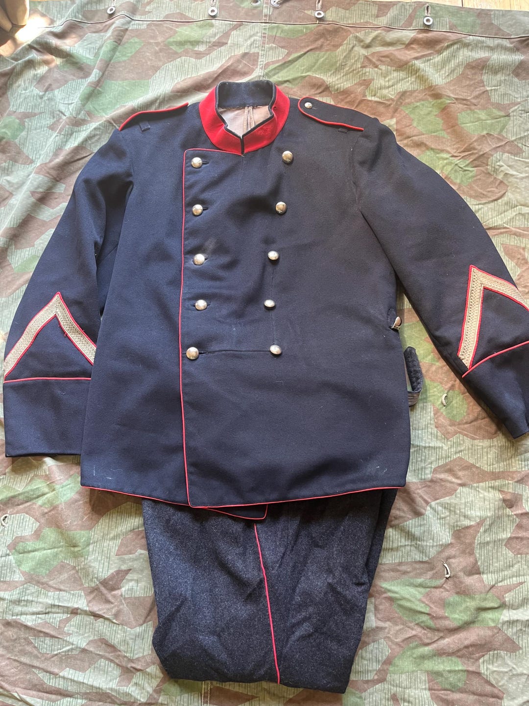 Very Rare WW1 Swiss Military Infantry Soldier Uniform Set With Jacket ...