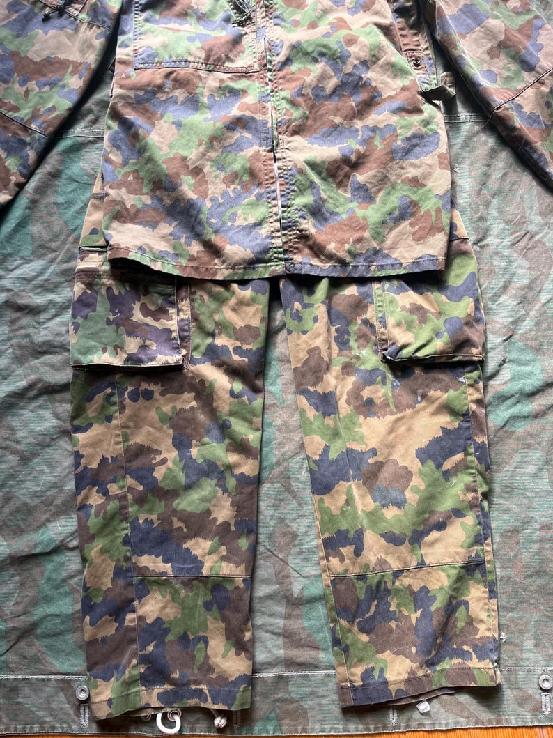 Cold War/modern Swiss Soldier Taz 90 Camo Complete Field Uniform With ...