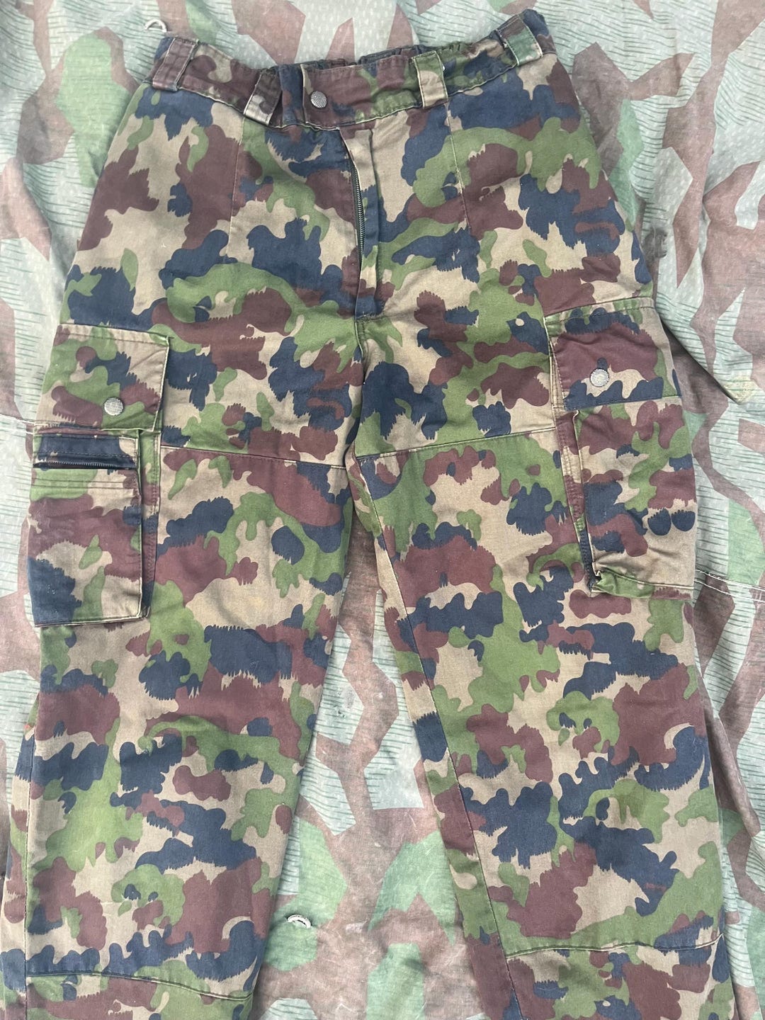Modern Swiss Soldier Taz 90 Camo Field Clothes Uniform Pants Original ...