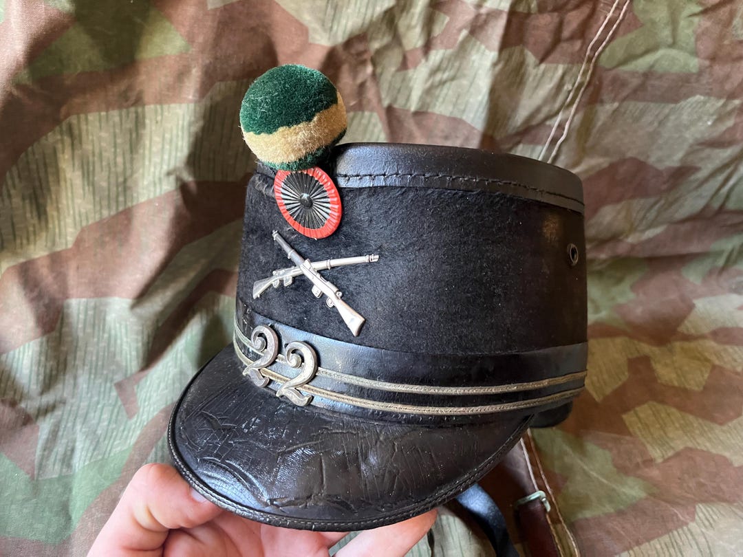 WW1 Swiss Military Hat Schako Uniform Old Model Ord. 1898 Artillery ...