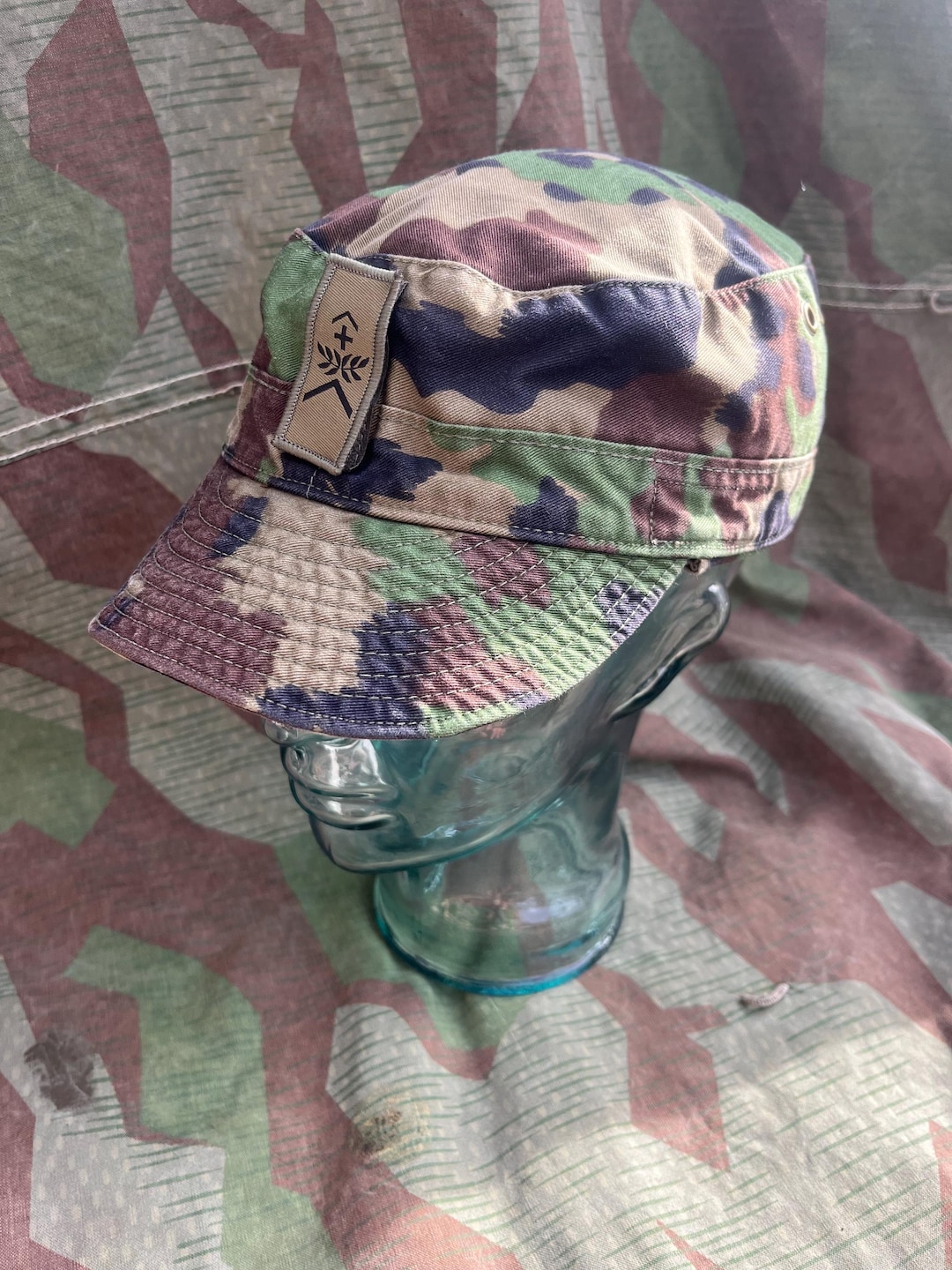 Modern Swiss Taz 90 Camo Field Hat Cap Sergeant Uniform Original Size ...