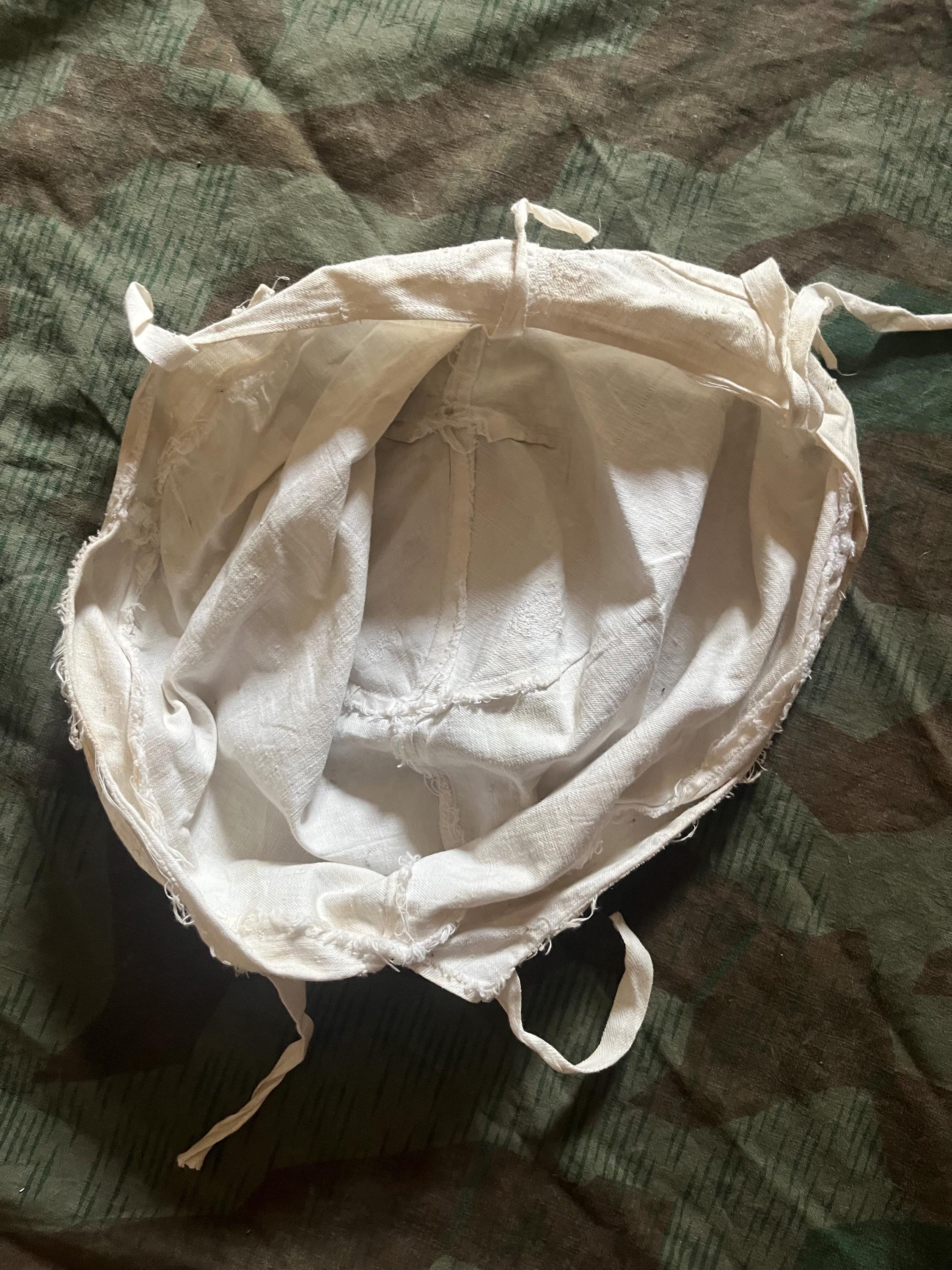 Rare WW2 Swiss Army Helmet Cover Winter Snow Uniform for Mountain ...
