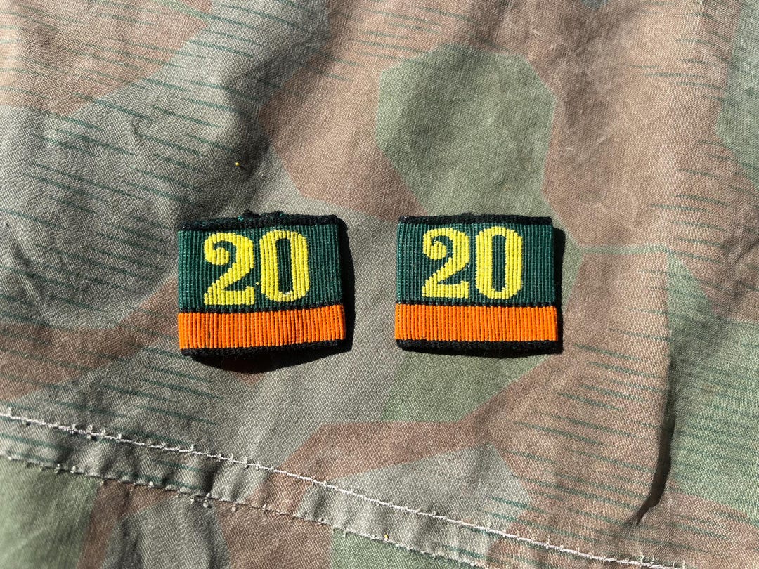 Original WW2 Swiss Army Soldier Infantry Shoulder Straps Duty Patch ...