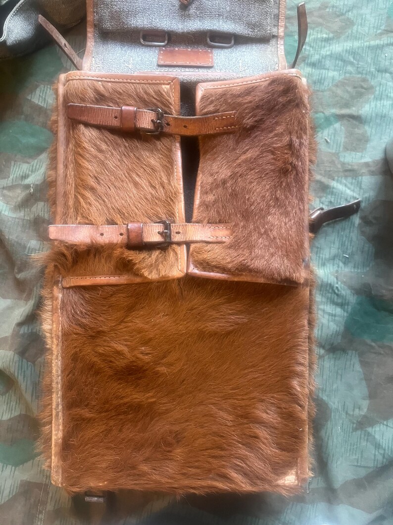 WW2 Swiss Army Backpack Complete With Bread Bag Canteen Mess Tin and ...