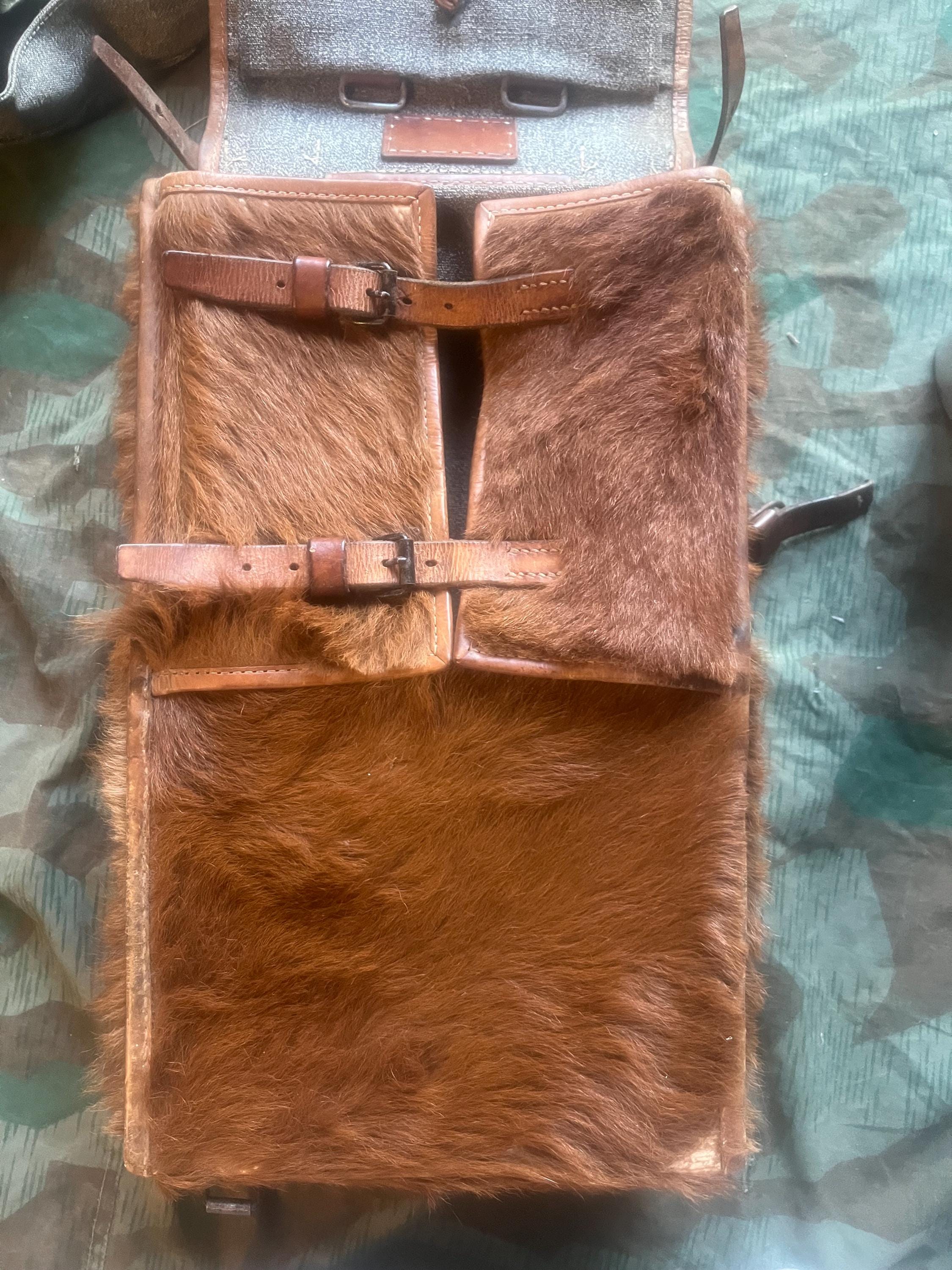 WW2 Swiss Army Backpack Complete With Bread Bag Canteen Mess Tin and ...