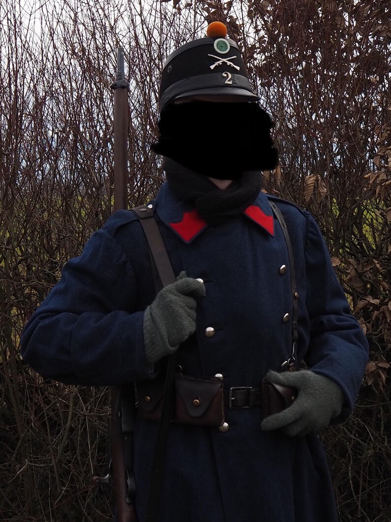 Muy raro WW1 Infantería de lana del ejército suizo gran abrigo uniforme ...
