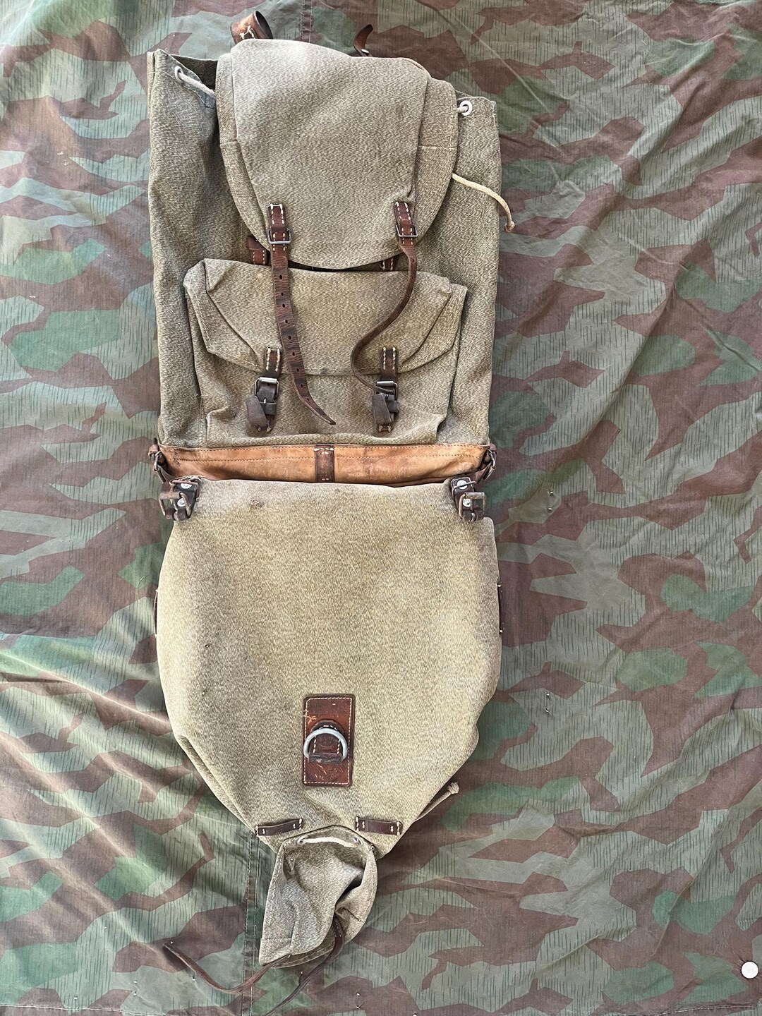 Cold War Vintage Swiss Army Mountain Backpack Complete Set Rucksack ...