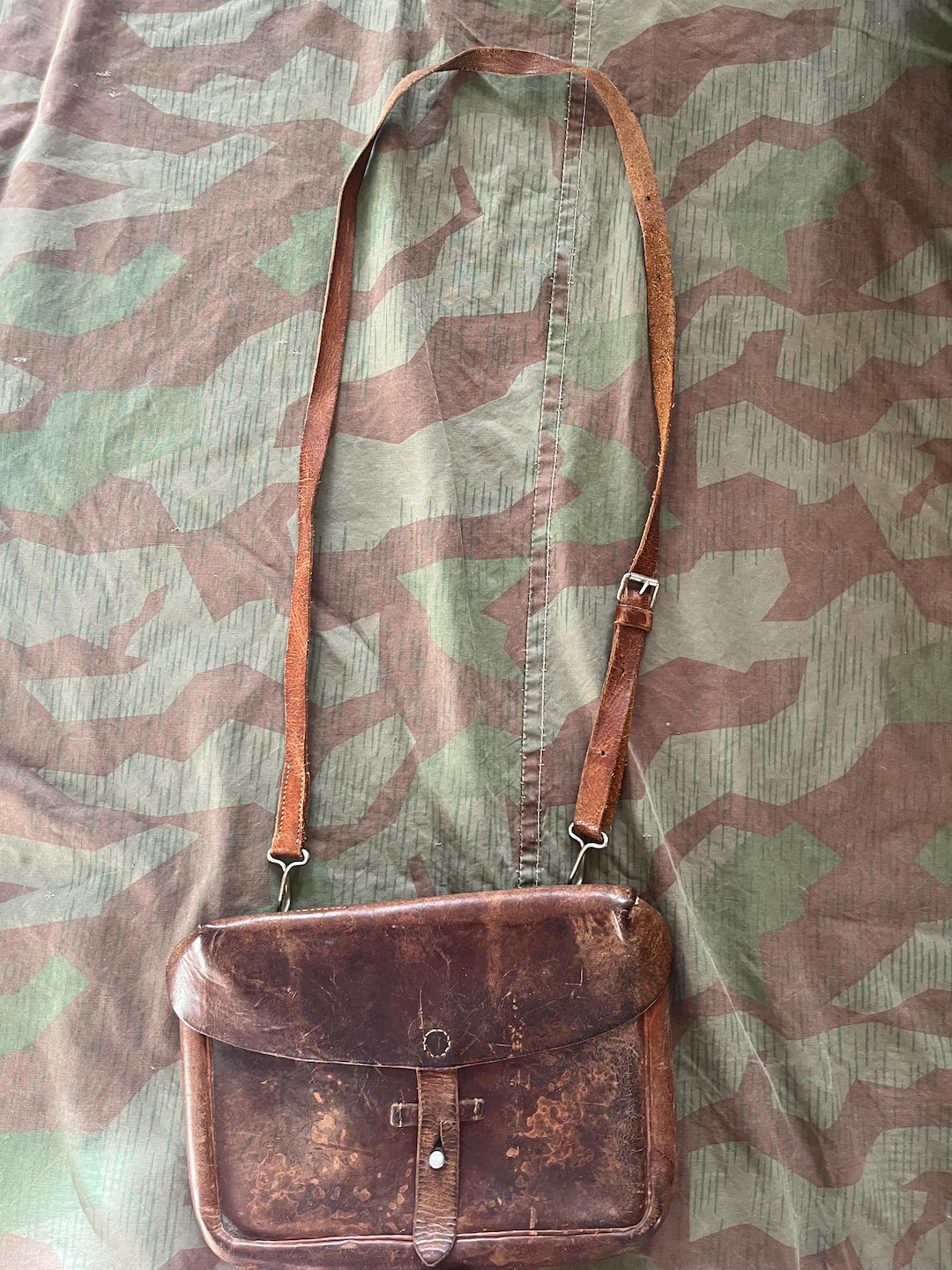 WW2 Swiss Army Officer Leather Bag Satchel Vintage Original - Etsy