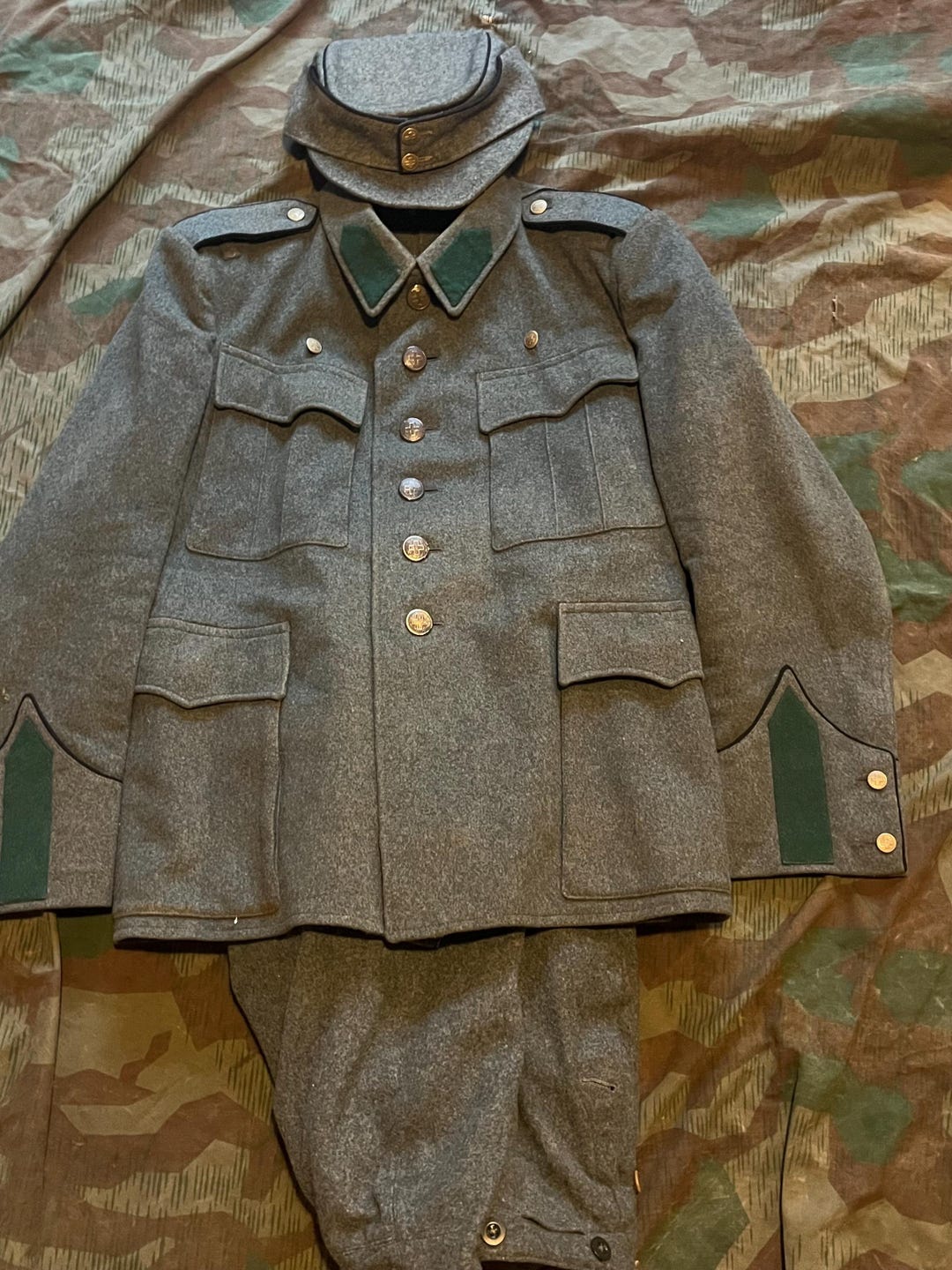 WW2 Swiss Army Infantry Soldier Complete Uniform With Jacket Pants and ...