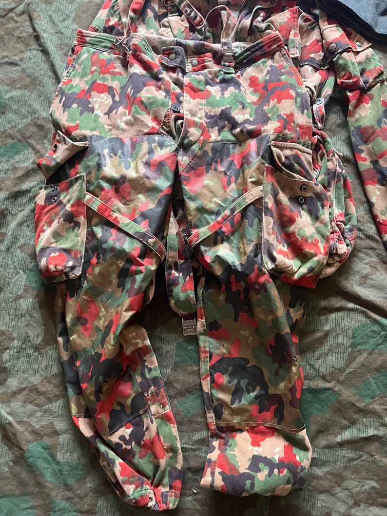 Cold War Complete Swiss Army Infantry Soldier Taz 57 Alpenflage Field ...