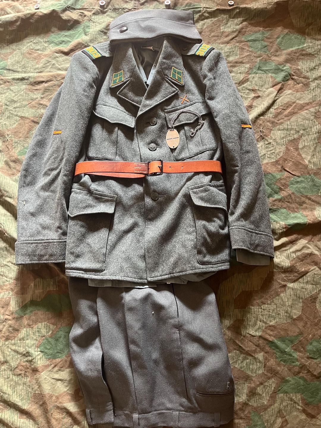 Cold War Swiss Army Uniform Infantry Soldier Complete With Dog Tags ...