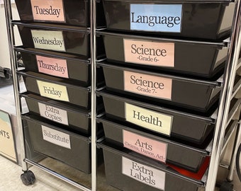 Eucalyptus Classroom Decor - Calming Posters Rolling Cart Labels ...