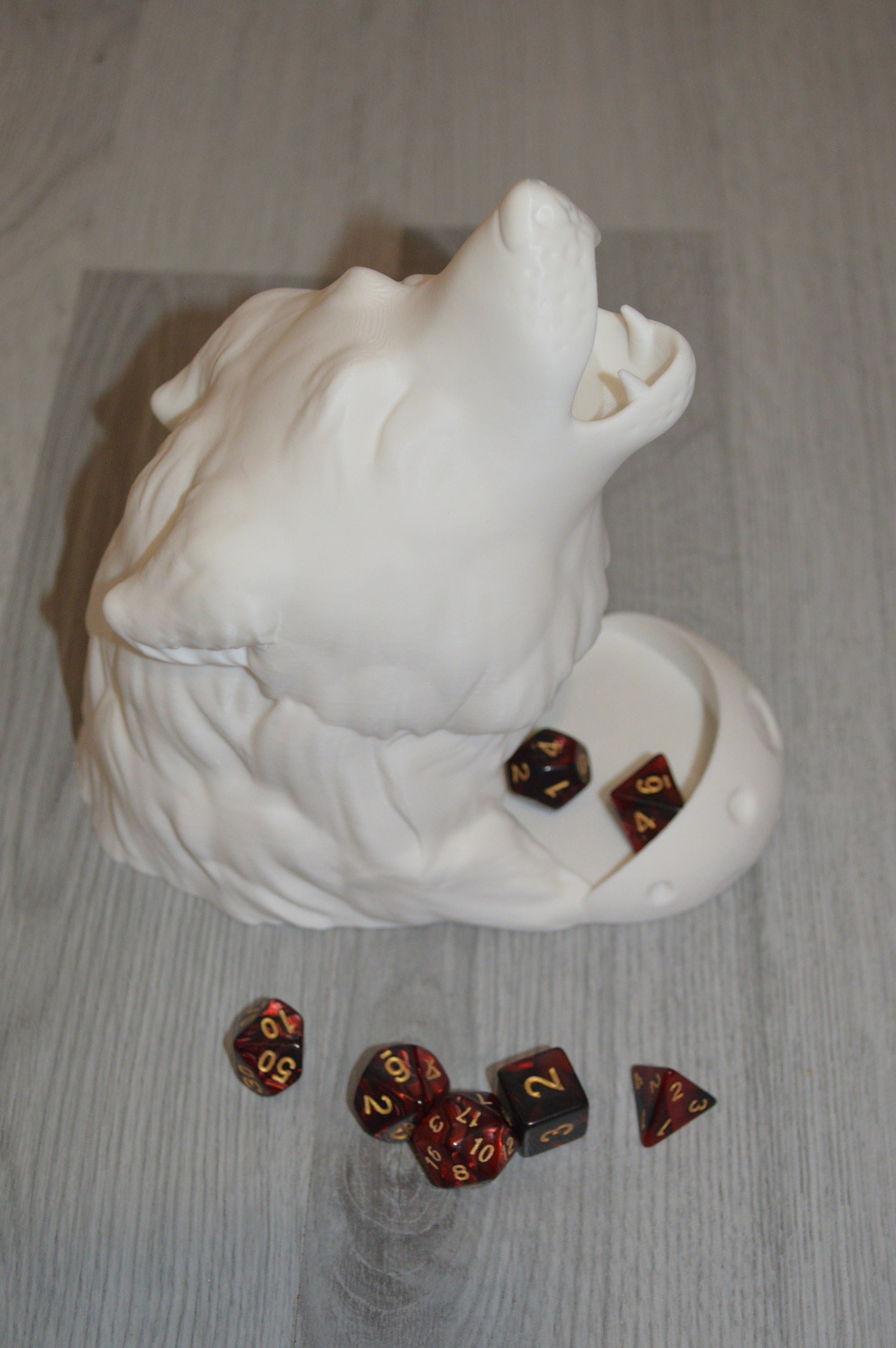 Dire Wolf Dice Tower DND Role Play 3d Printed - Etsy