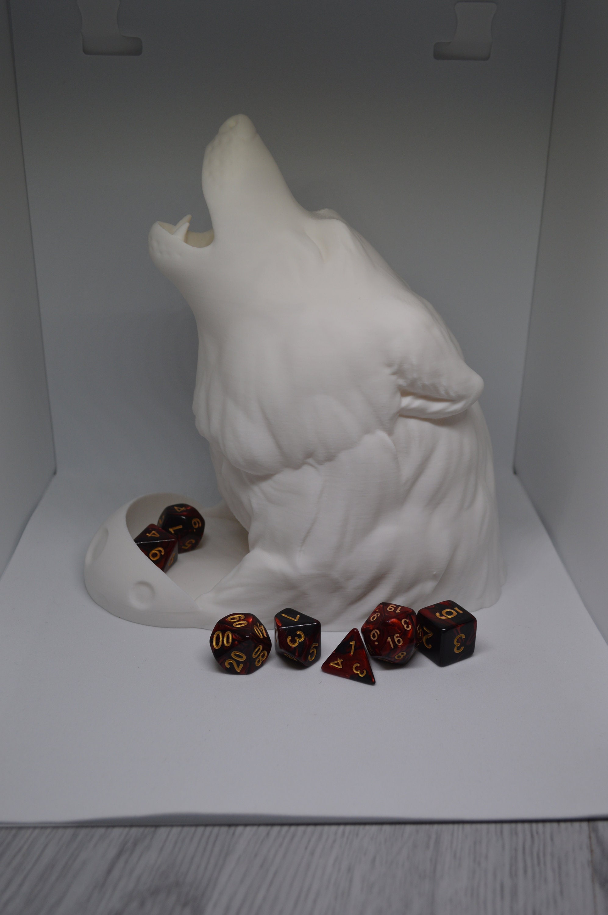 Dire Wolf Dice Tower DND Role Play 3d Printed - Etsy