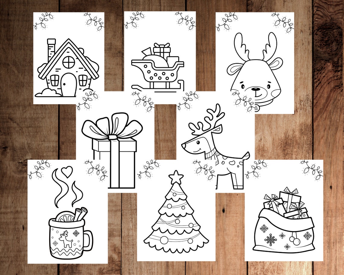 Christmas Coloring Page, Christmas Color, Christmas Activities ...