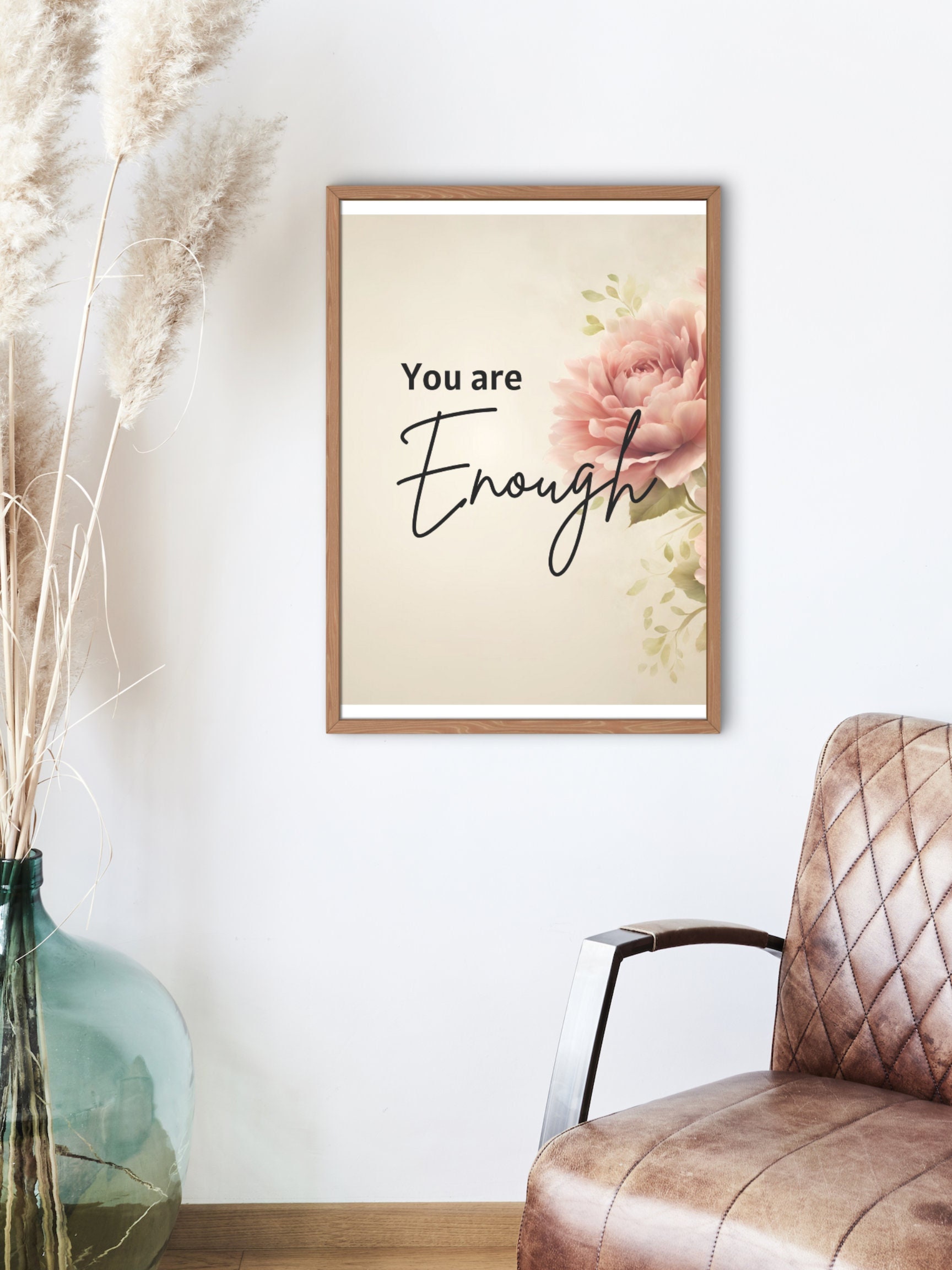 Self Affirmation Sign, Printable Positive Posters, Wall Art, Spa Décor ...