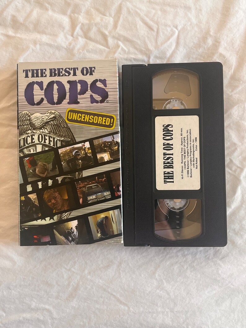 The Best of COPS Uncensored VHS TAPE - Etsy