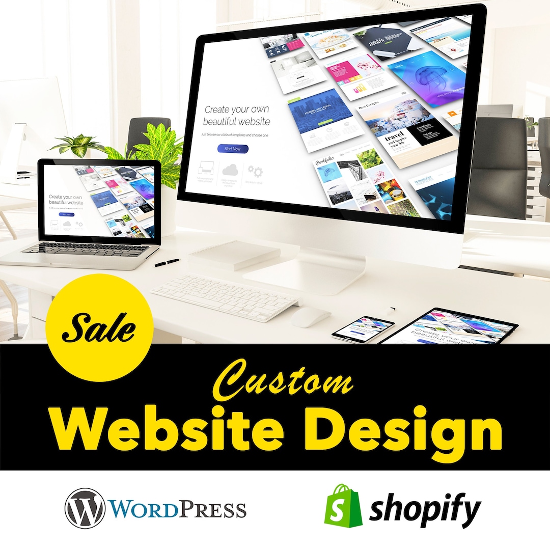 Custom Website Design, Website Design Wordpress, Custom Website Shopify, Shopify Website Design ...