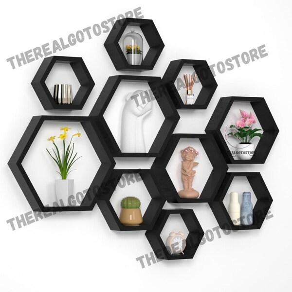 Geometric Shelf - Etsy