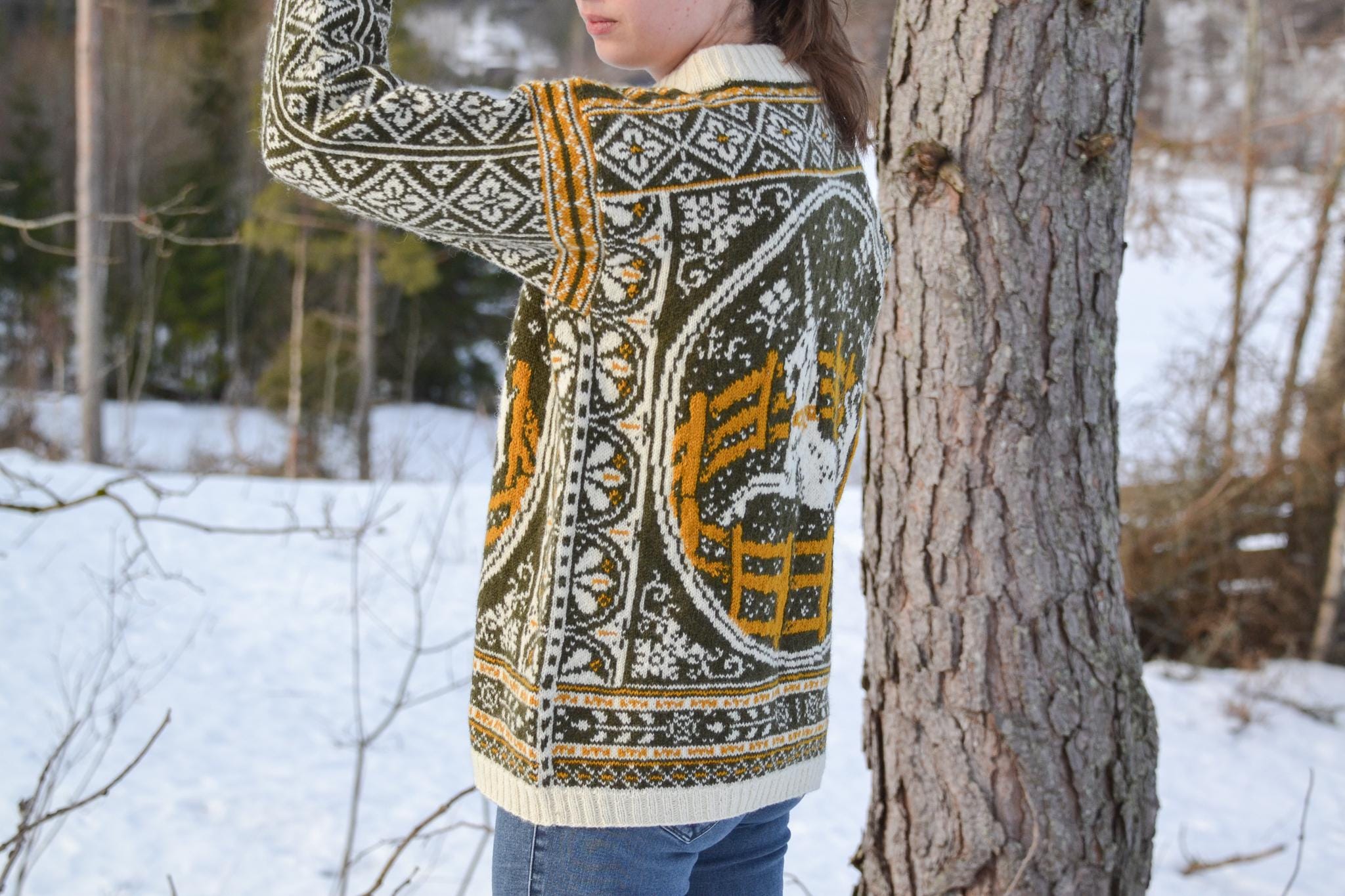 Unicorn Tapestry Sweater Pattern - Etsy