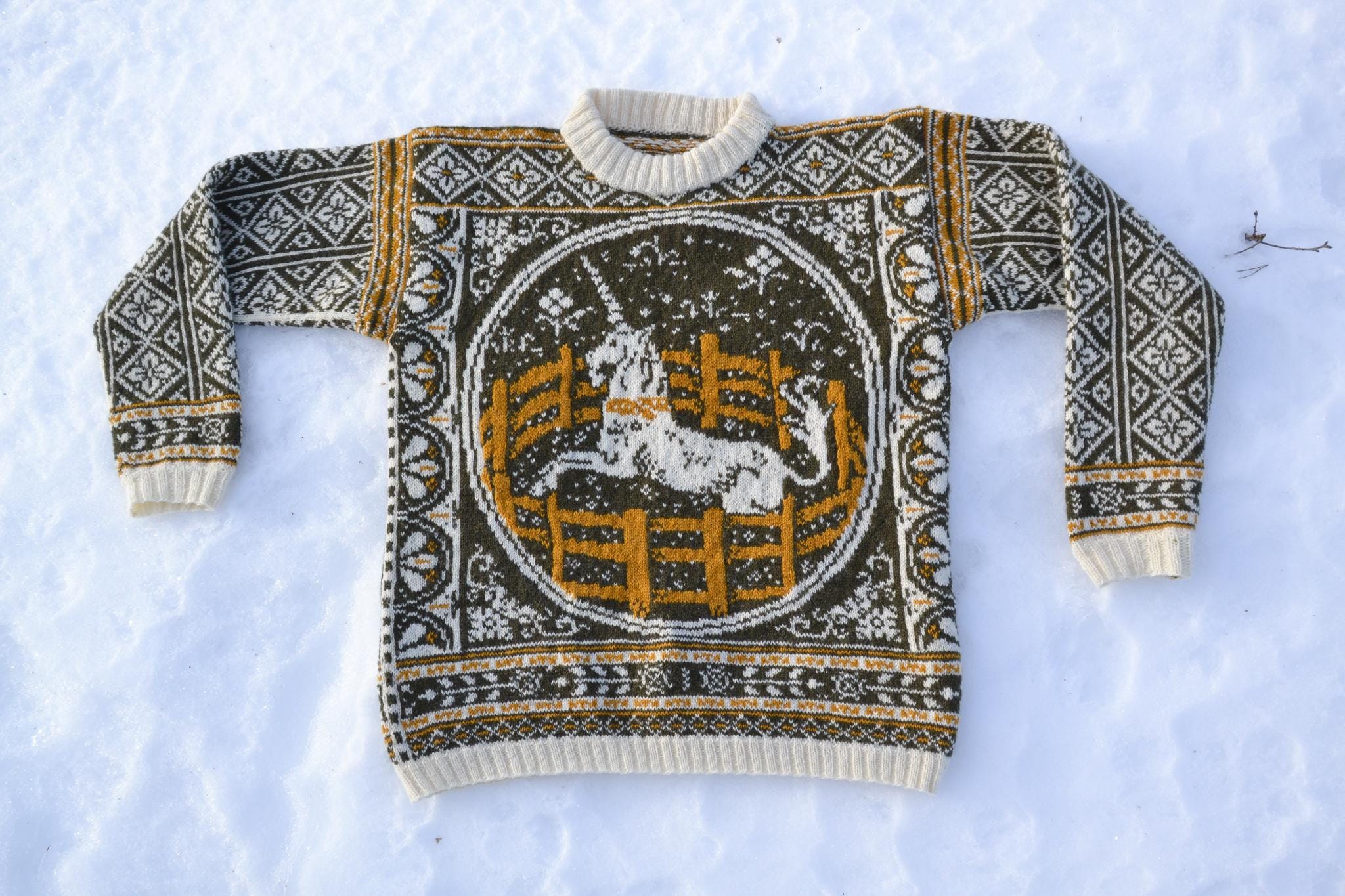 Unicorn Tapestry Sweater Pattern - Etsy