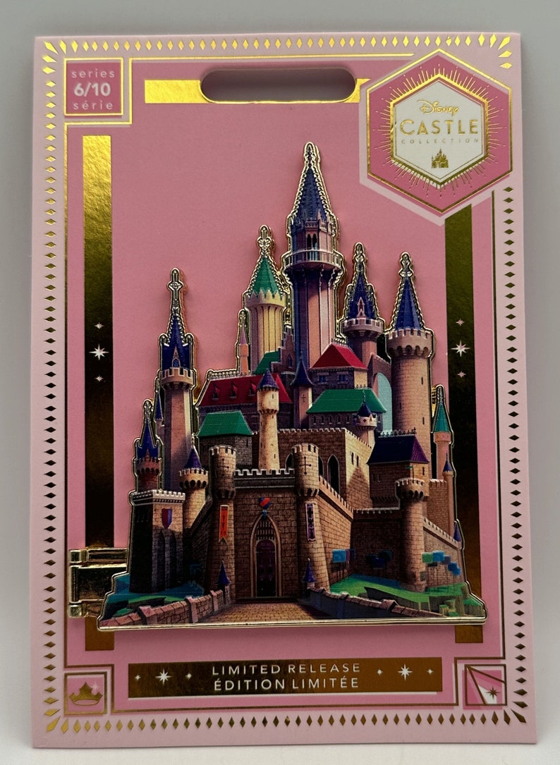 Sleeping Beauty Castle Pin Disney Castle Collection Limited Release - Etsy