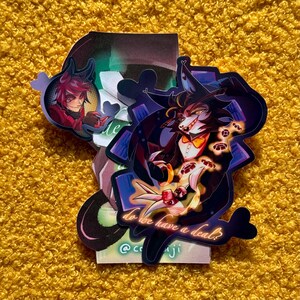 Alastor + Husk Deal With a Demon Stickers [hazbin Hotel] - Etsy