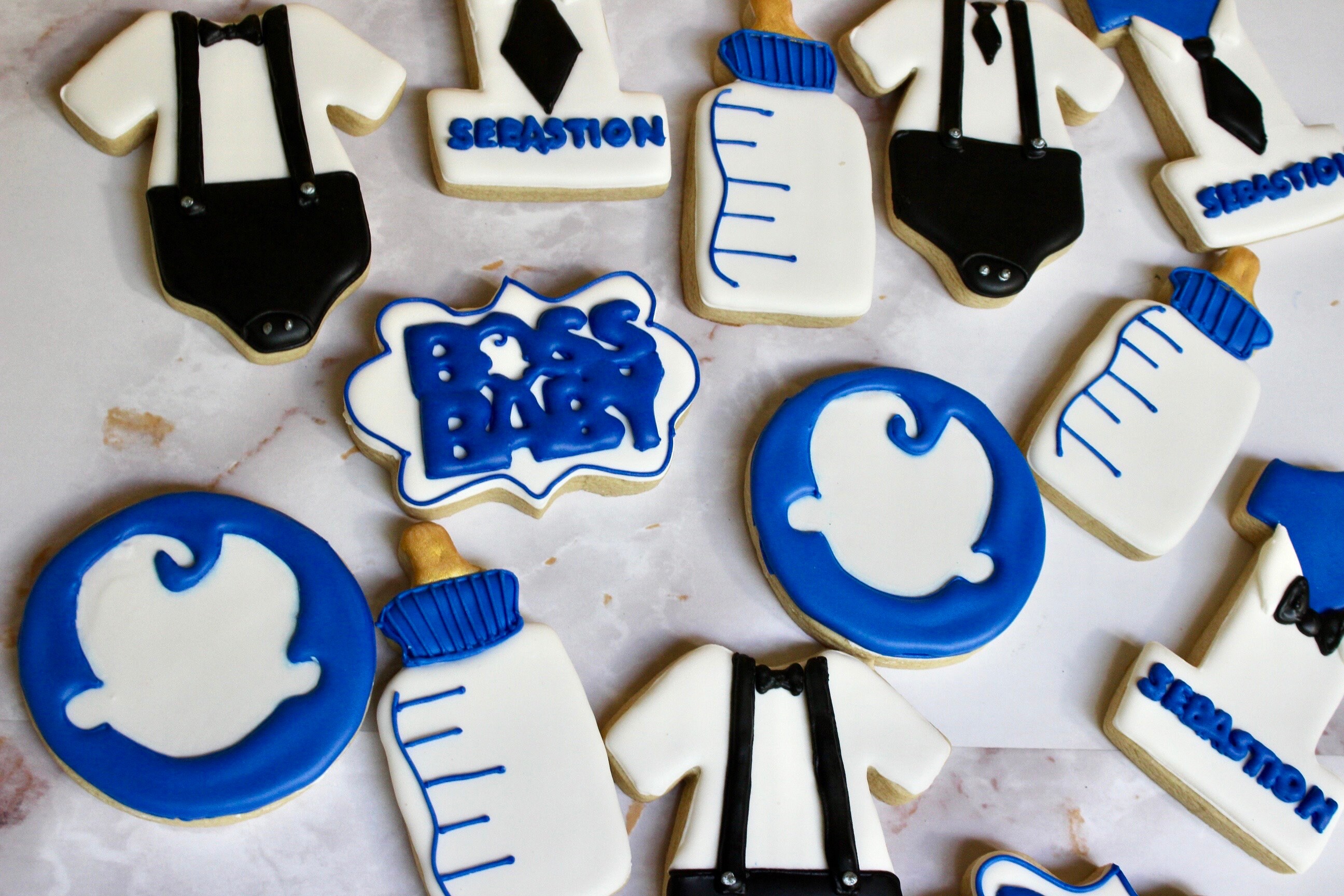 Custom Boss Baby Themed Birthday Cookies. - Etsy